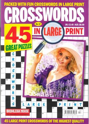 Crosswords in large print Magazine Subscription