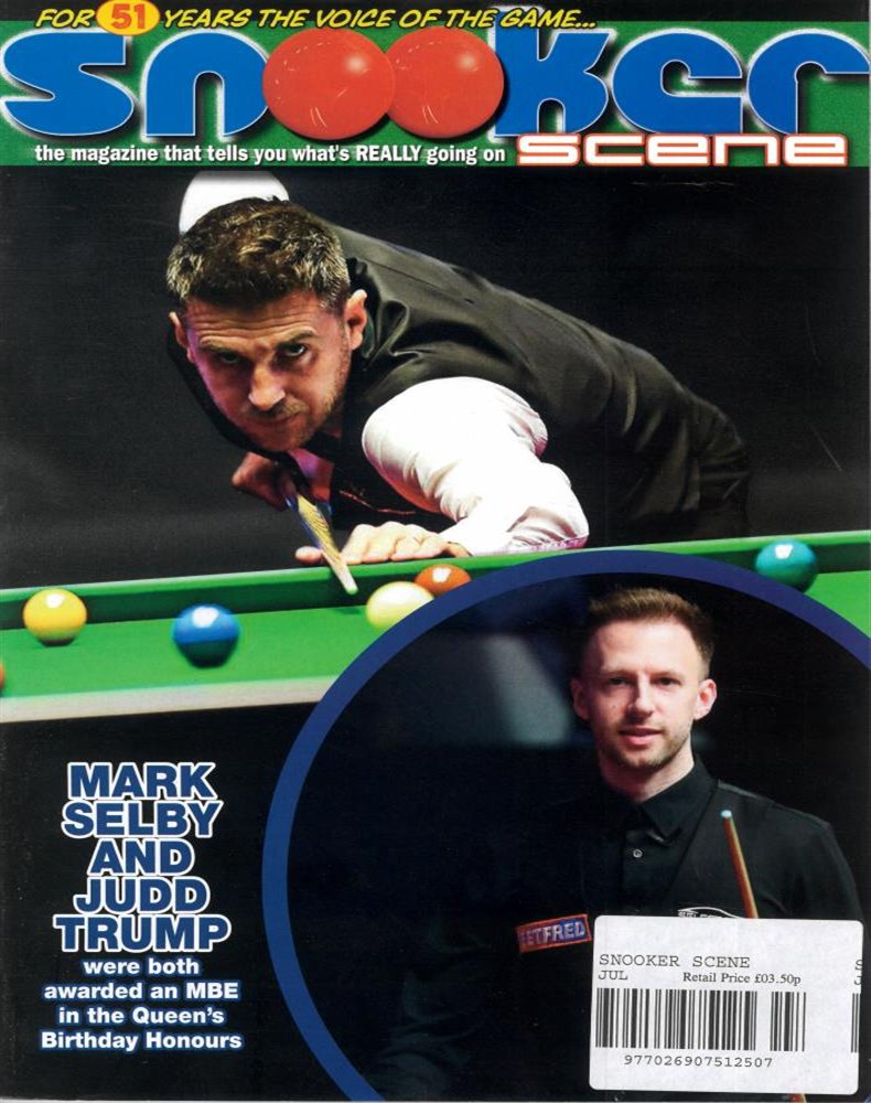 Snooker Scene Magazine Subscription