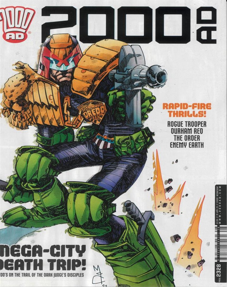 2000 AD Weekly Magazine Subscription
