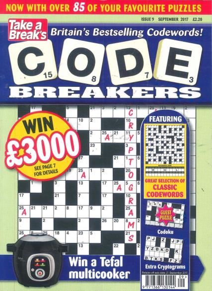 Take a Break Codebreakers Magazine Subscription
