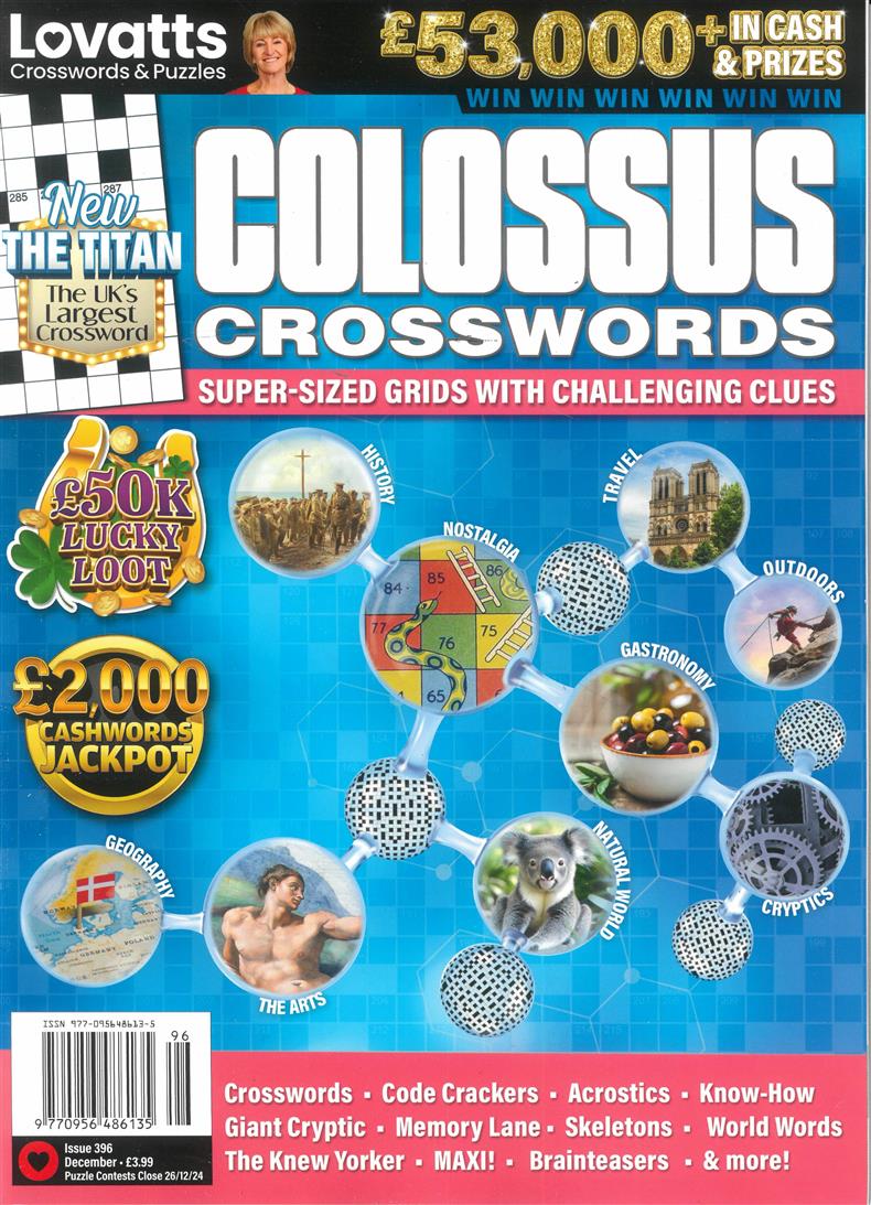 Lovatts Colossus Crosswords Magazine Subscription