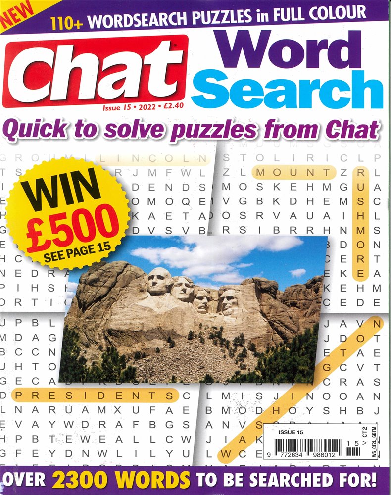 Chat Wordsearch Magazine Subscription