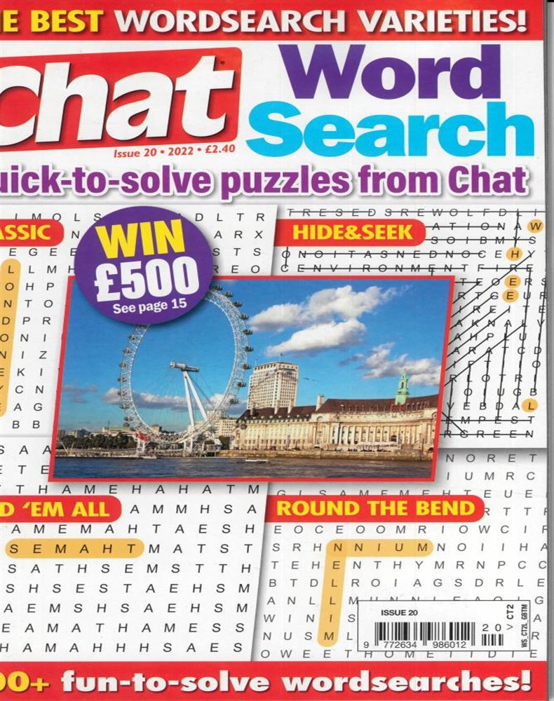 Chat Wordsearch Magazine Subscription