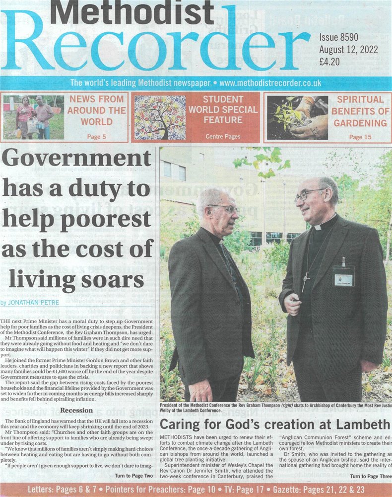 Methodist Recorder Magazine Subscription