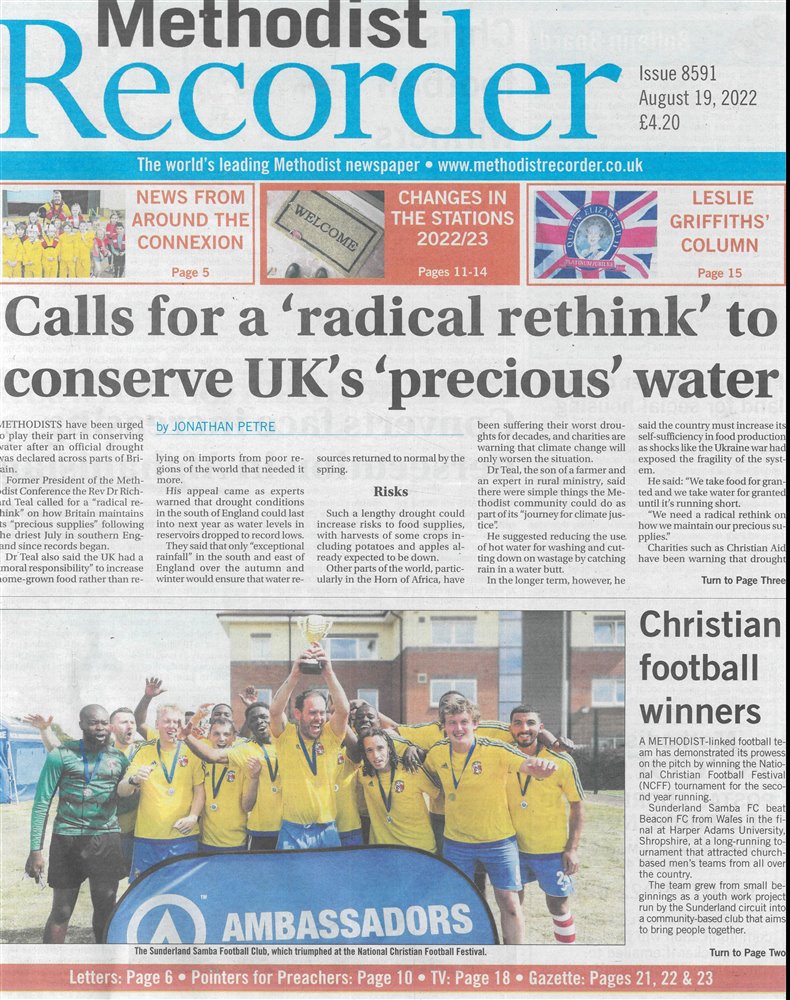 Methodist Recorder Magazine Subscription