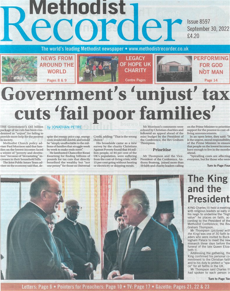 Methodist Recorder Magazine Subscription