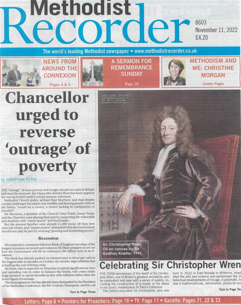 Methodist Recorder Magazine Subscription