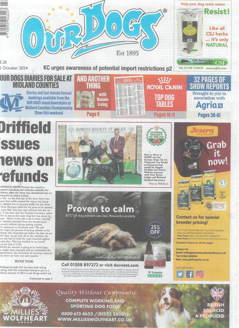 Our Dogs Magazine Subscription