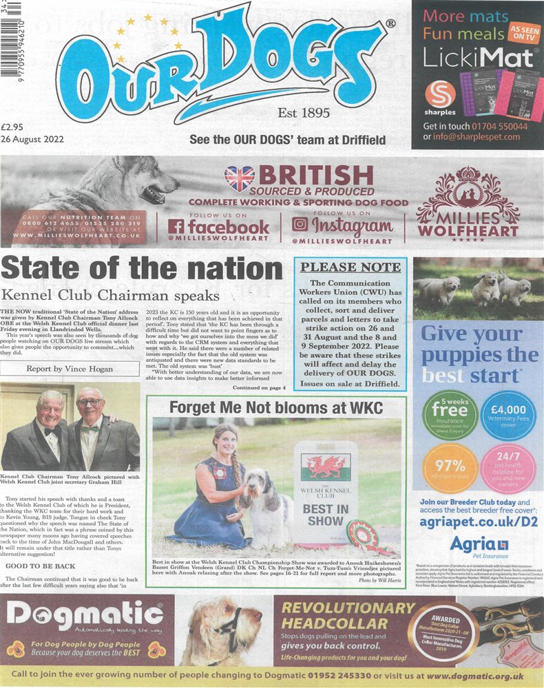 Our Dogs Magazine Subscription