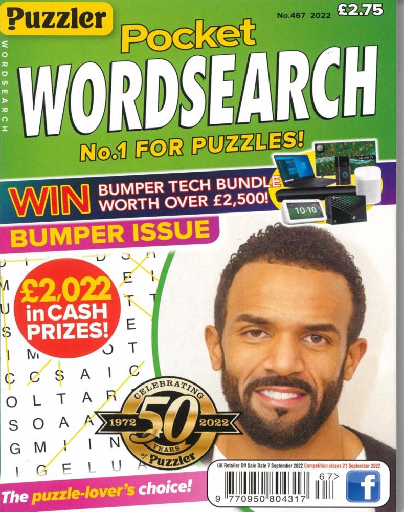 Pocket Puzzler Wordsearch Magazine Subscription