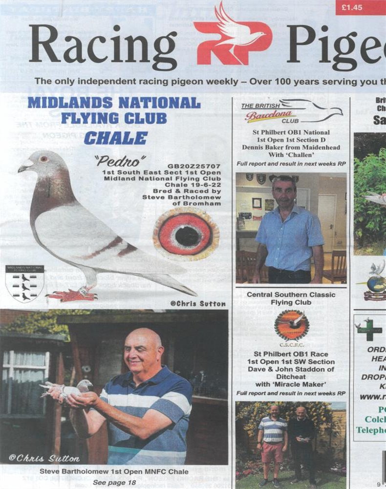 Racing Pigeon Magazine Subscription