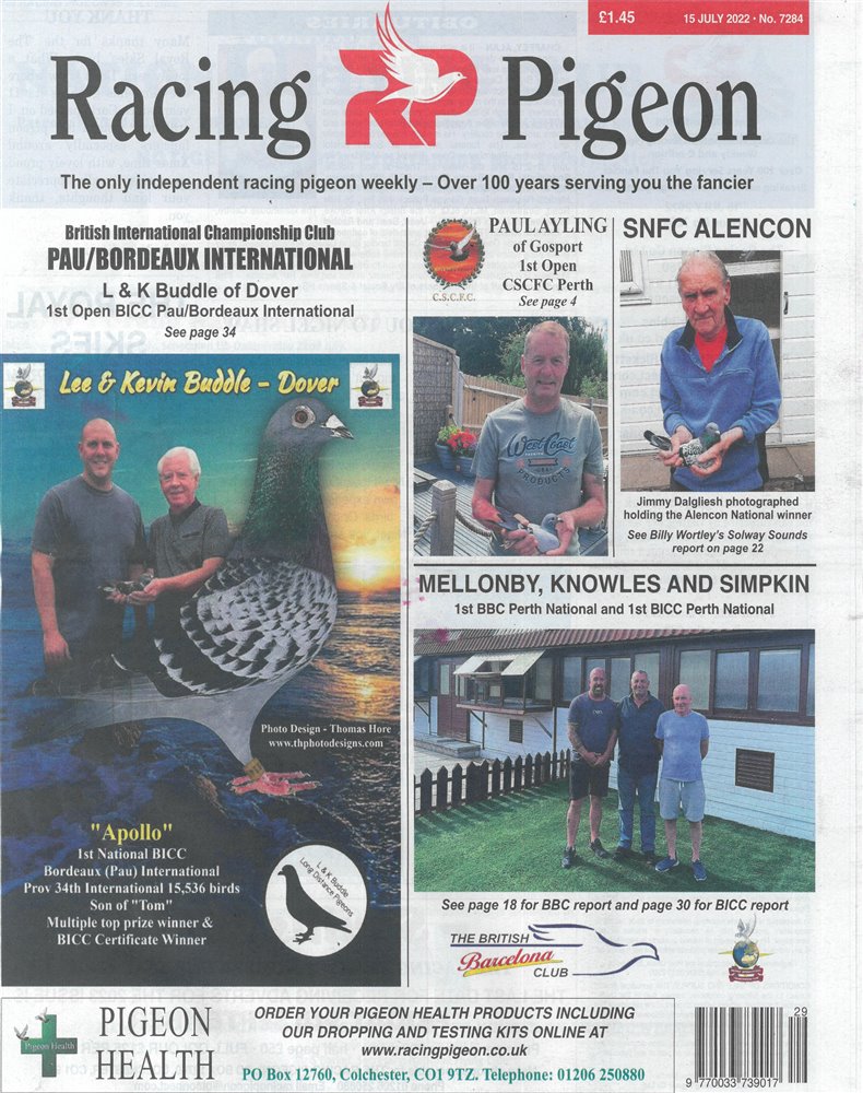 Racing Pigeon Magazine Subscription