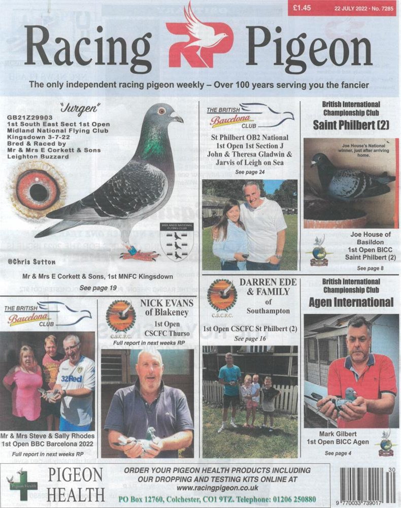 Racing Pigeon Magazine Subscription