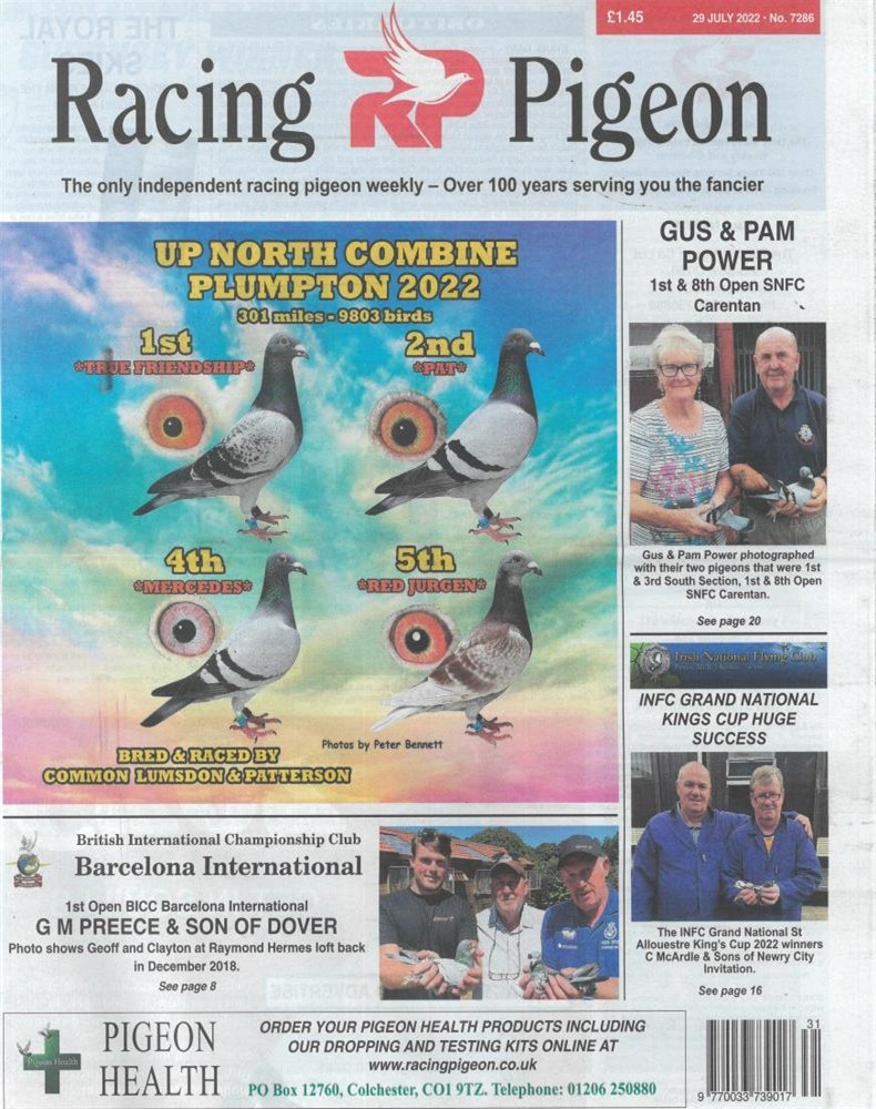 Racing Pigeon Magazine Subscription