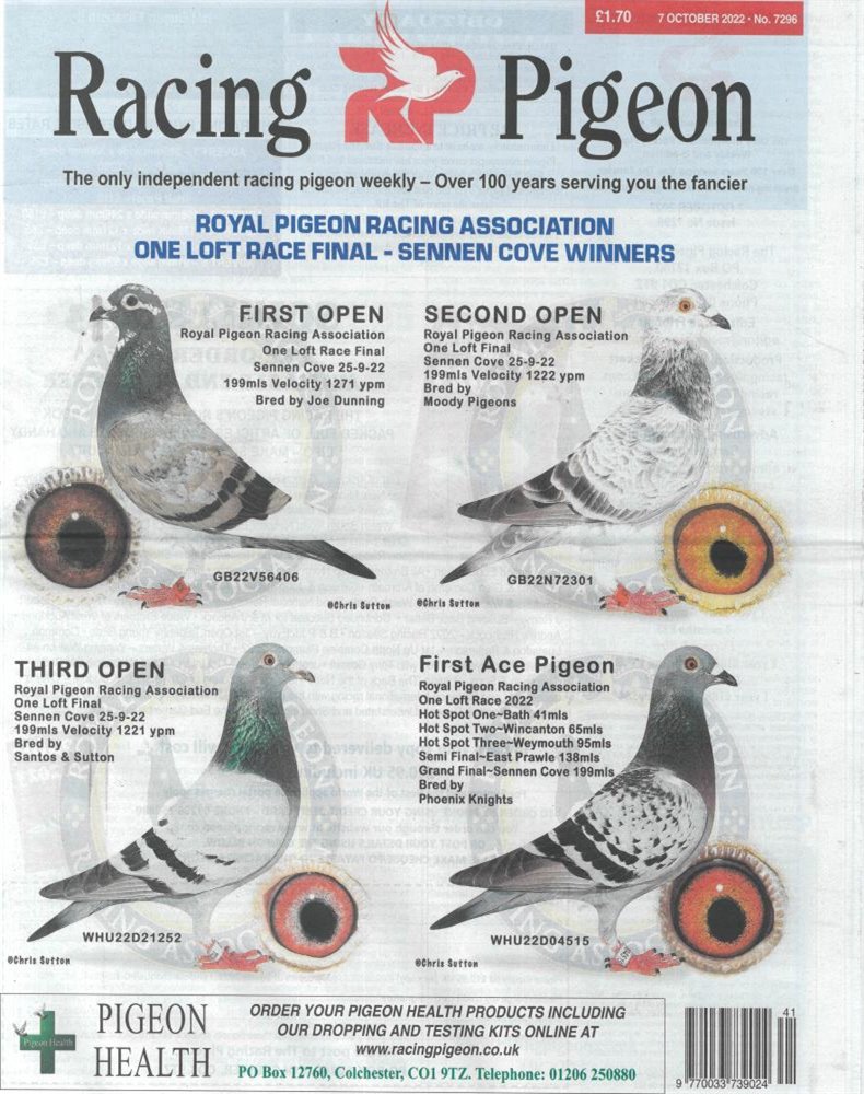 Racing Pigeon Magazine Subscription