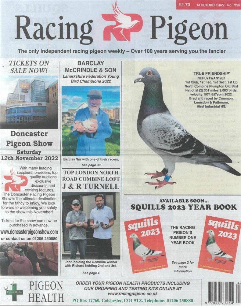 Racing Pigeon Magazine Subscription