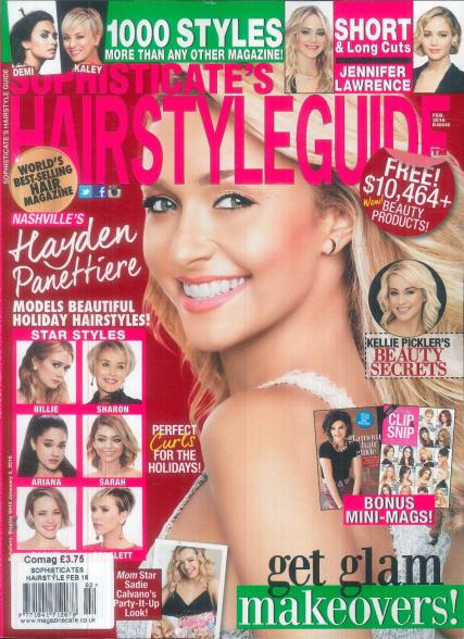 Sophisticate's Hairstyle Guide Magazine at Unique Magazines, magazine ...