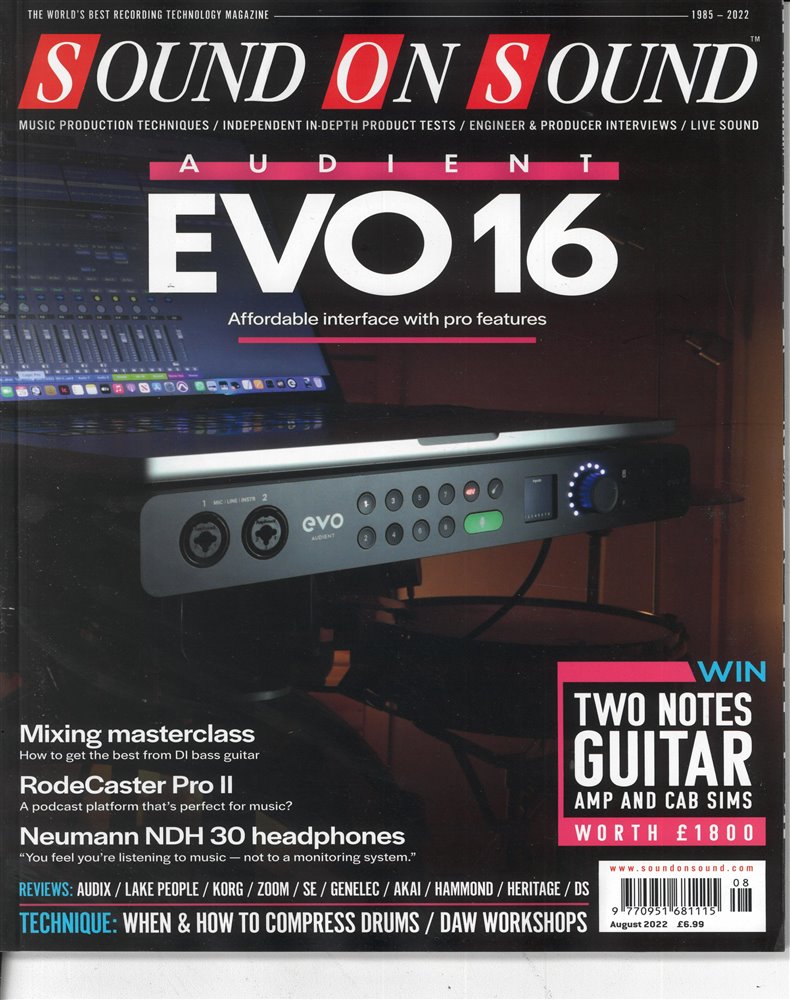 Sound On Sound Magazine Subscription