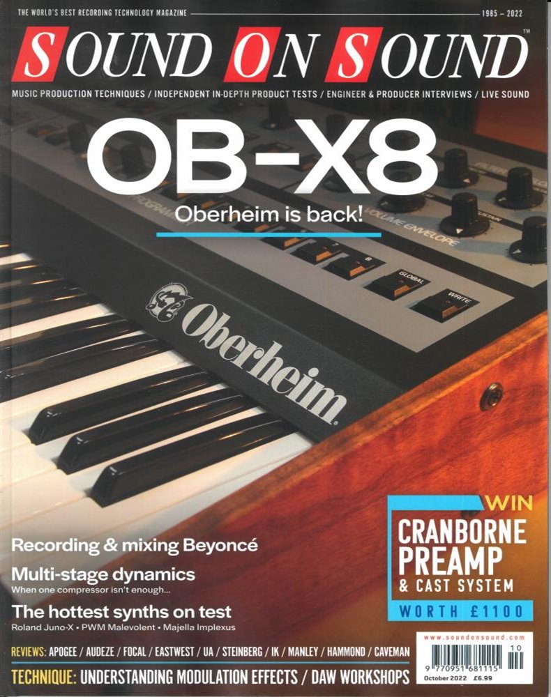 Sound On Sound Magazine Subscription