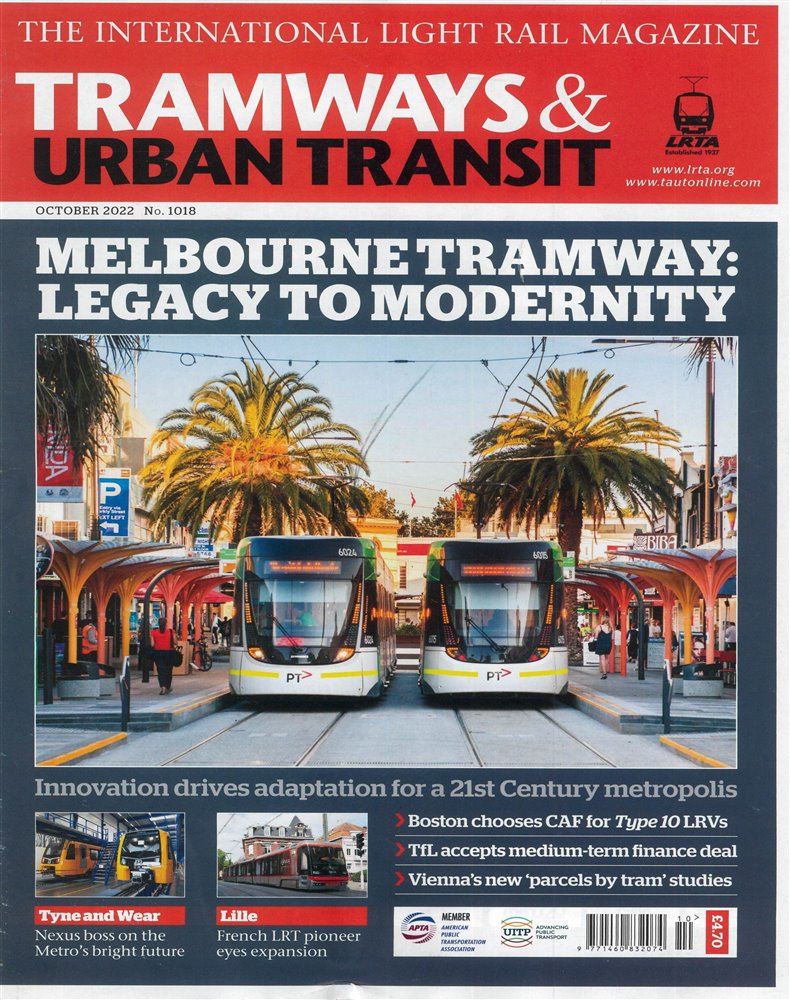 Tramways & Urban Transit Magazine Subscription