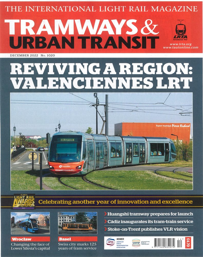 Tramways & Urban Transit Magazine Subscription
