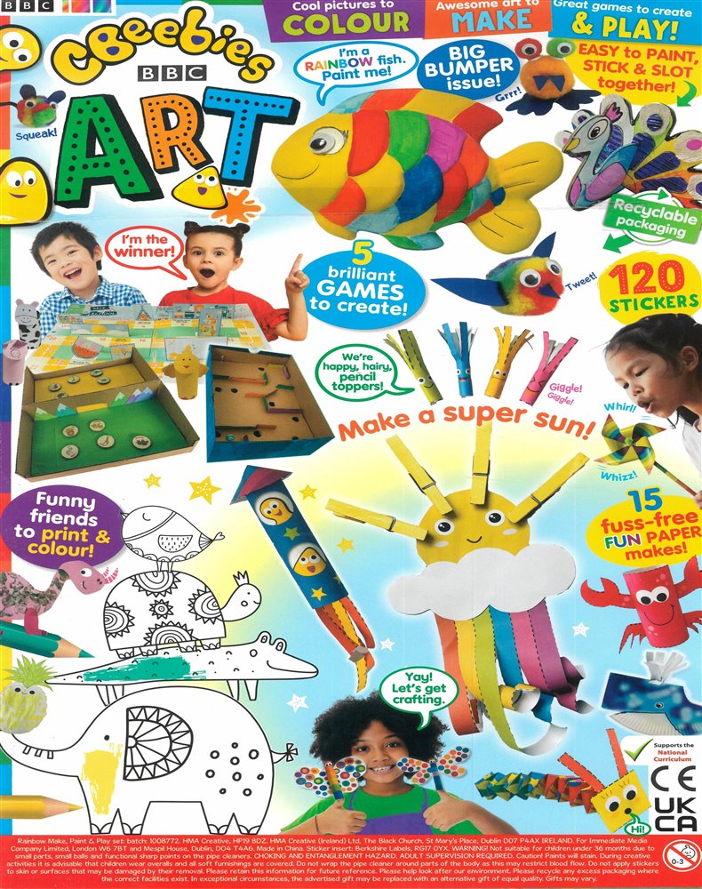 Cbeebies Art Magazine Subscription