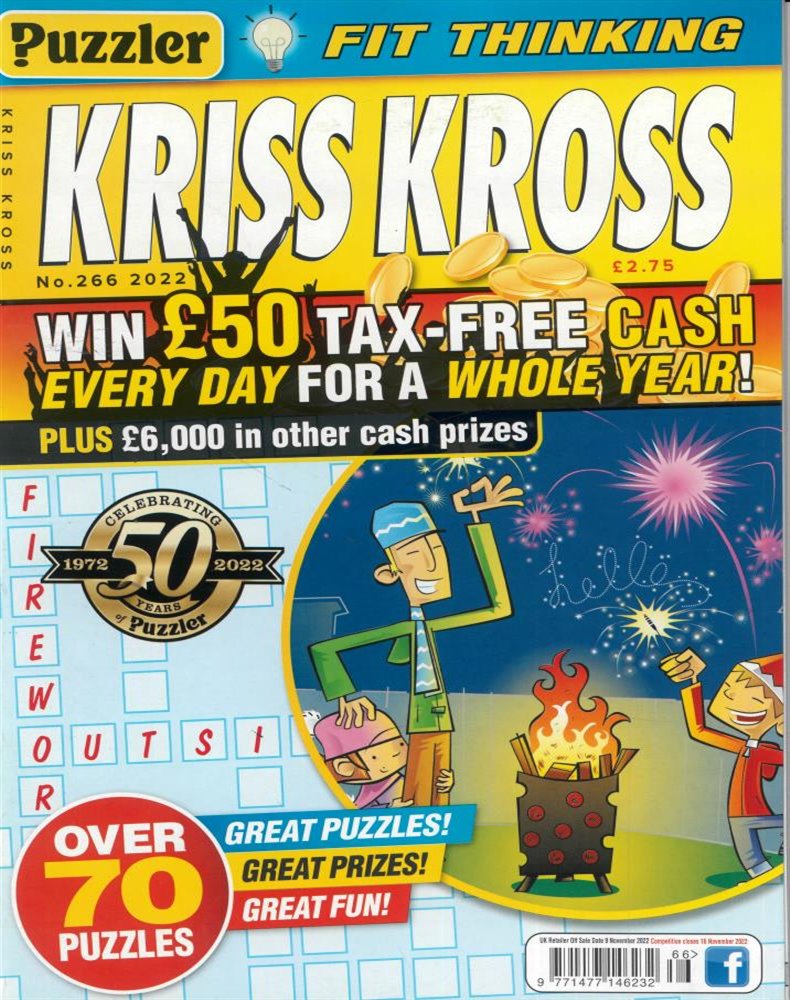 Puzzler Kriss Kross Magazine Subscription