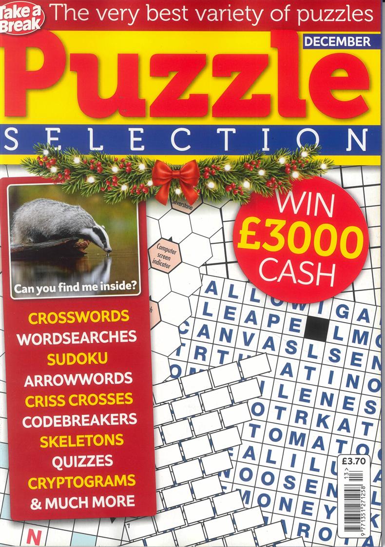 Take a Break Puzzle Selection Magazine Subscription