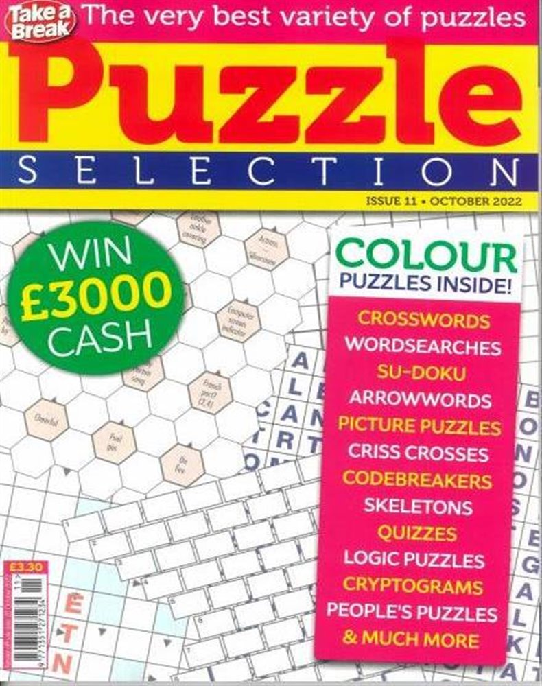 Take a Break Puzzle Selection Magazine Subscription