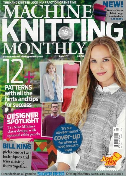 Machine Knitting Monthly Magazine Subscription