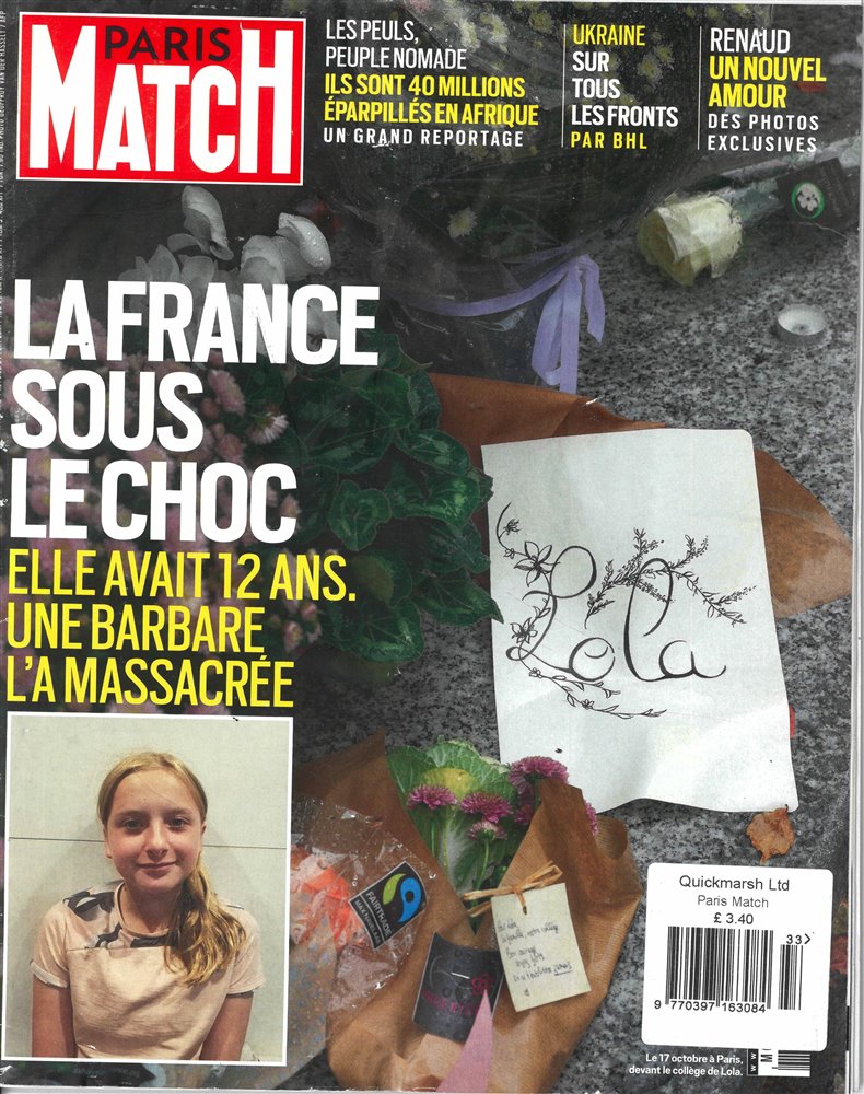 Paris Match Magazine Subscription