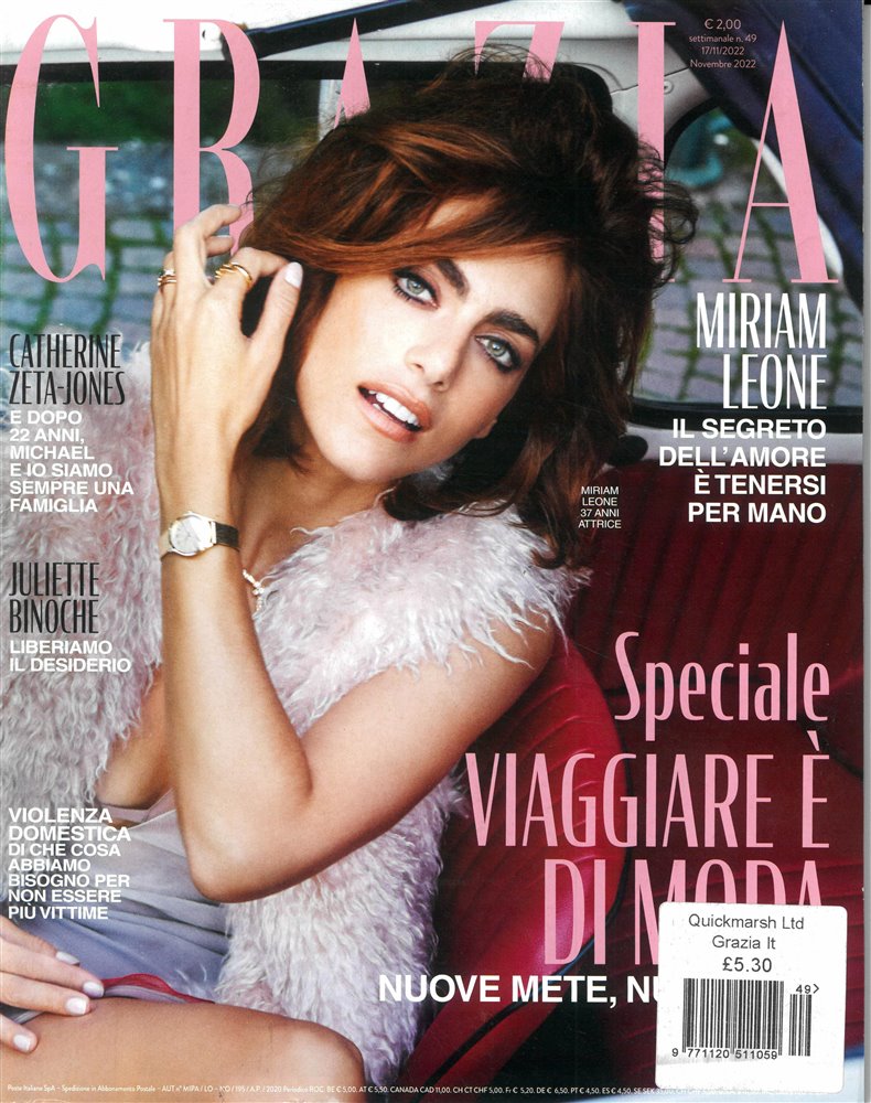 Grazia Italian Magazine Subscription