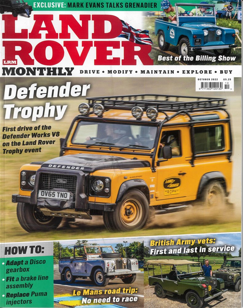 Land Rover Monthly Magazine Subscription