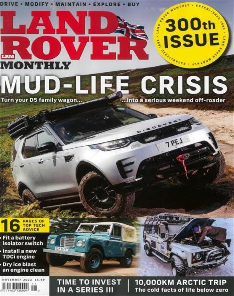 Land Rover Monthly Magazine Subscription