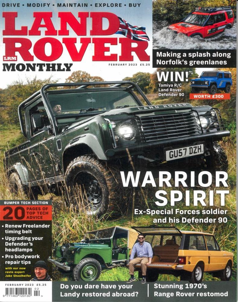Land Rover Monthly Magazine Subscription