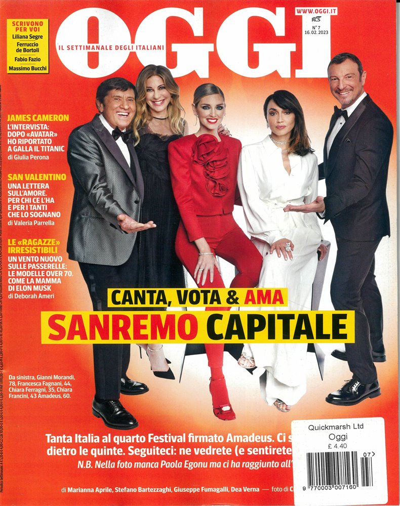 Oggi Magazine Subscription