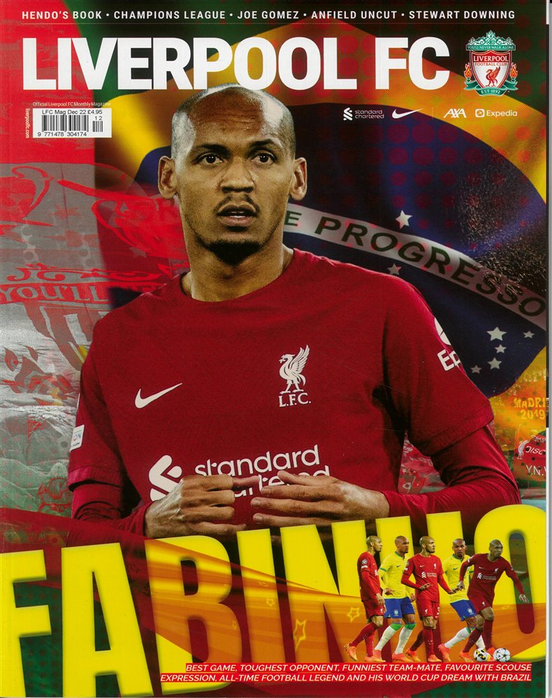 Liverpool Monthly FC Magazine Subscription
