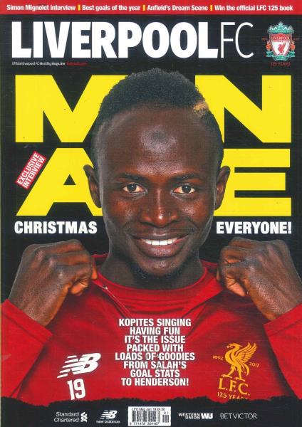 Liverpool Monthly FC Magazine Subscription