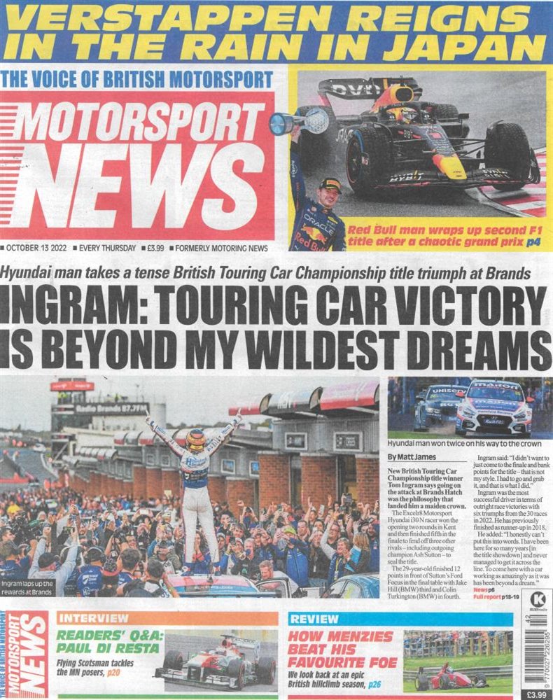 Motorsport News Magazine Subscription