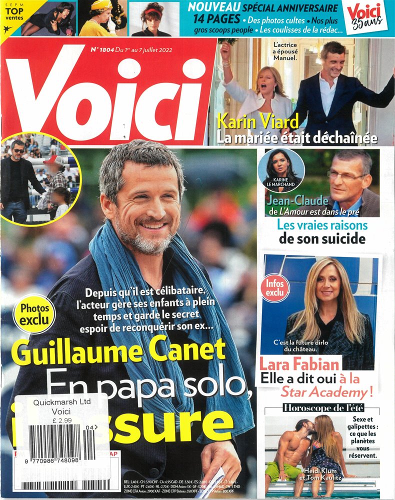 VOICI Magazine Subscription