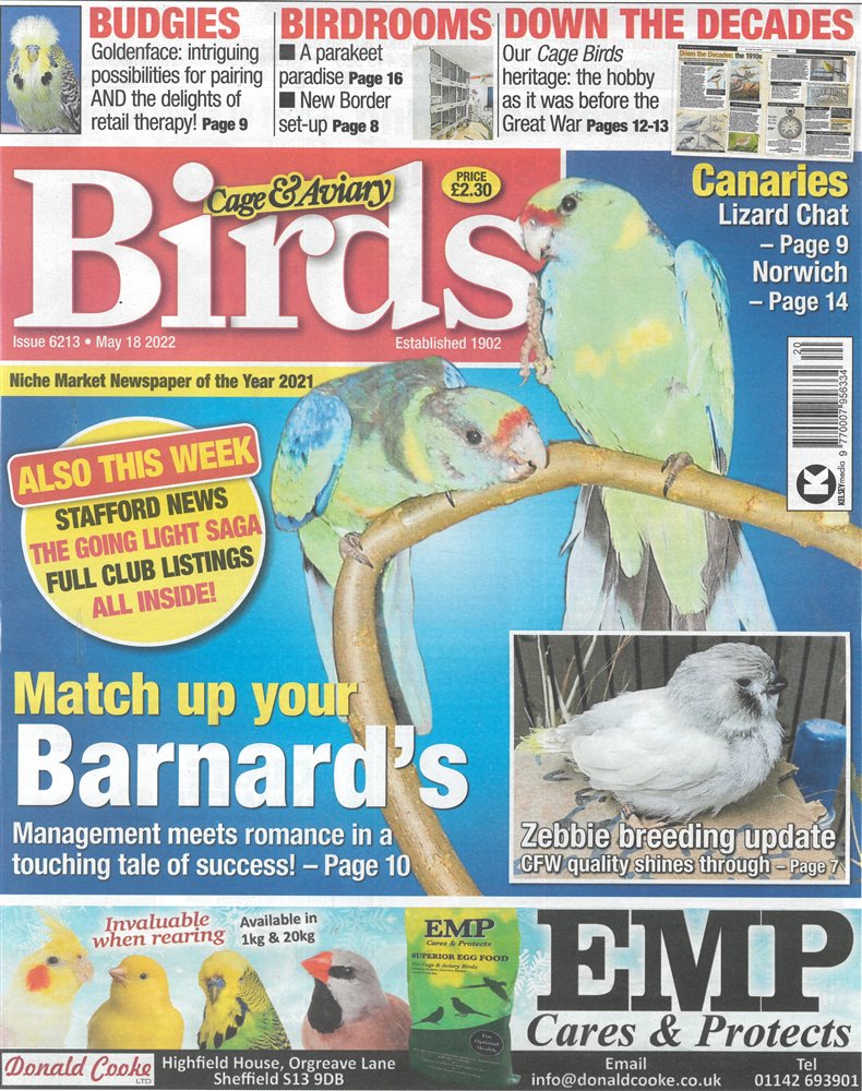 Cage and Aviary Birds Magazine Subscription