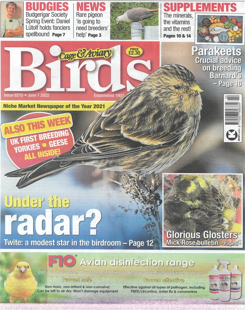 Cage and Aviary Birds Magazine Subscription