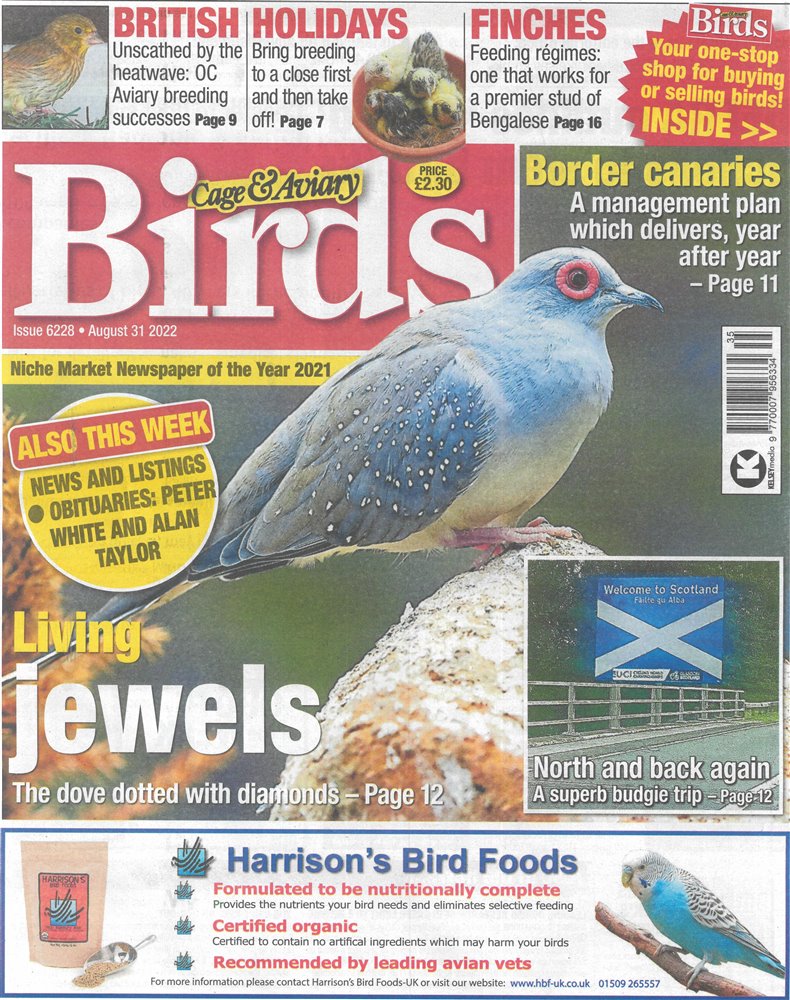 Cage and Aviary Birds Magazine Subscription