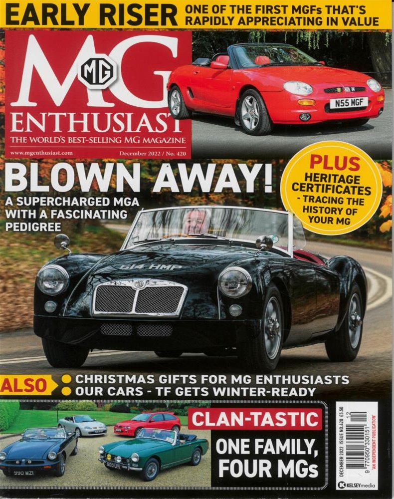 MG Enthusiast Magazine Subscription