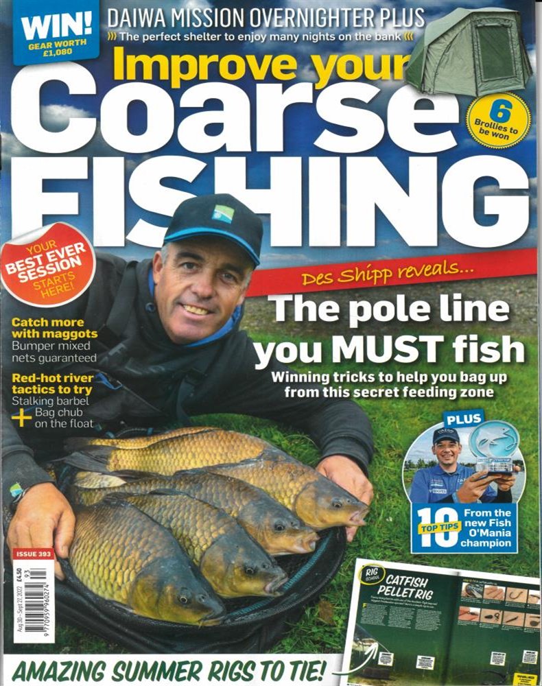 Improve Your Coarse Fishing Magazine Subscription