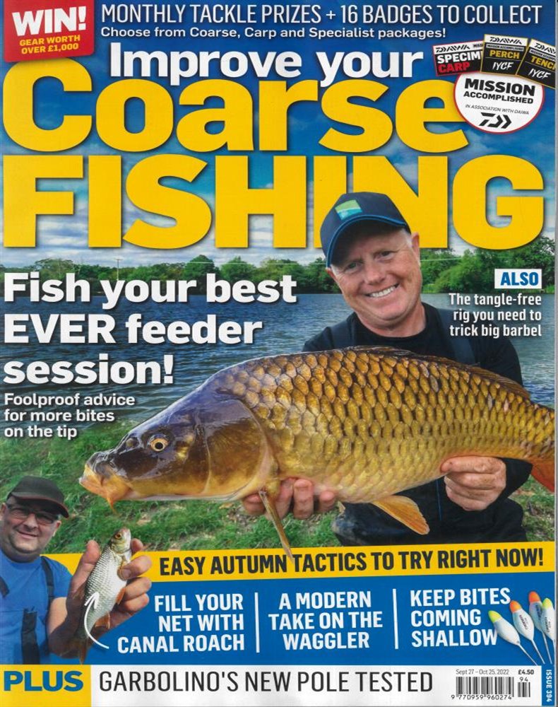 Improve Your Coarse Fishing Magazine Subscription