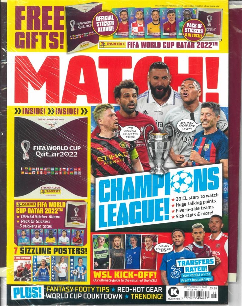Match Magazine Subscription