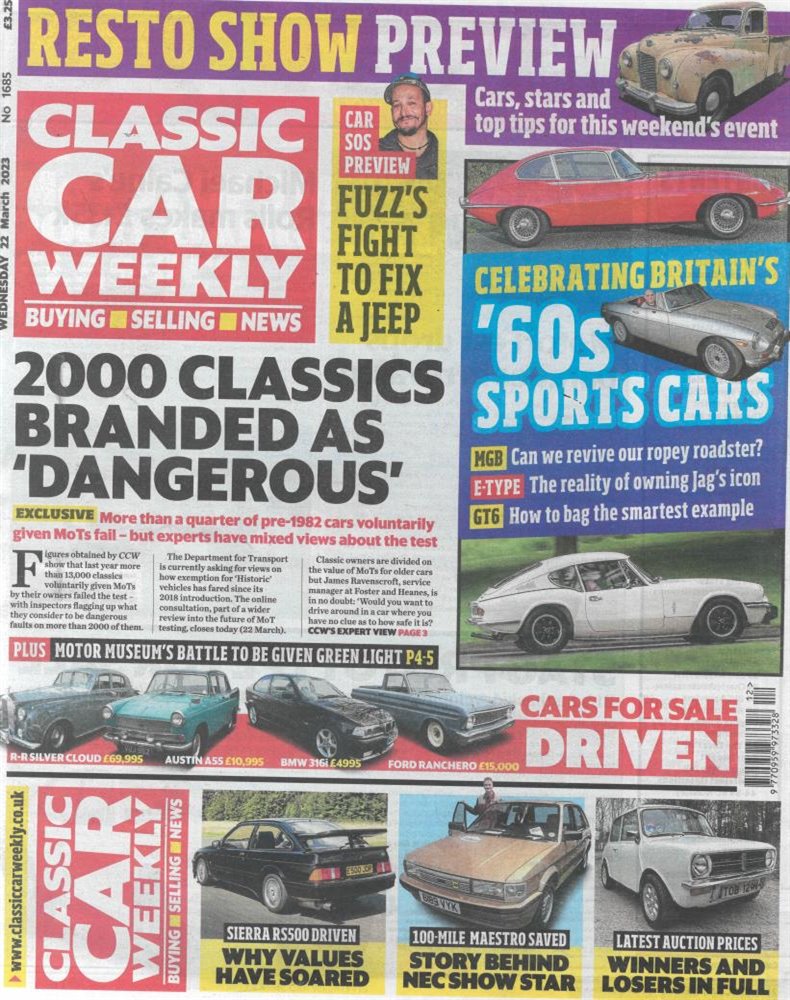 Classic Car Weekly Magazine Subscription