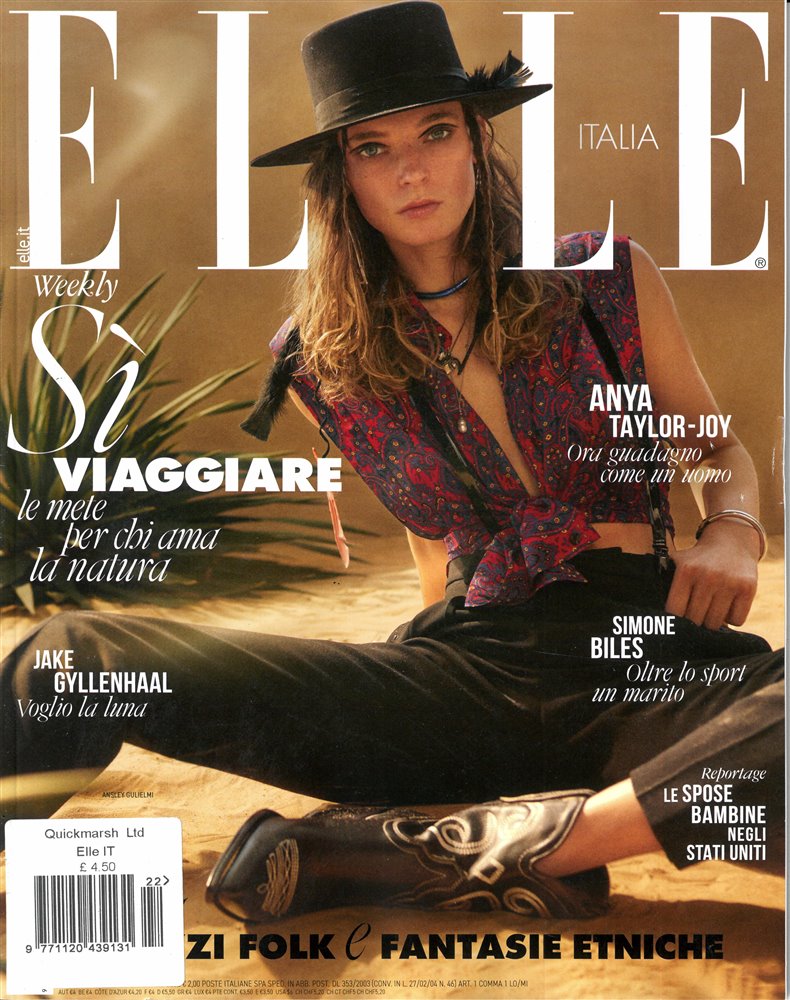Elle Italian Magazine Subscription