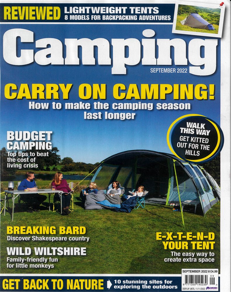 Camping Magazine Subscription